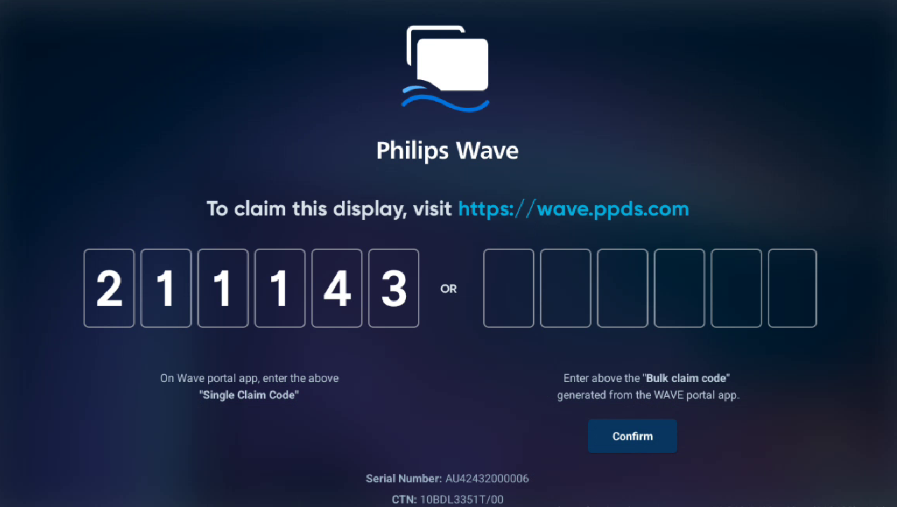 Generating Claim code in Wave