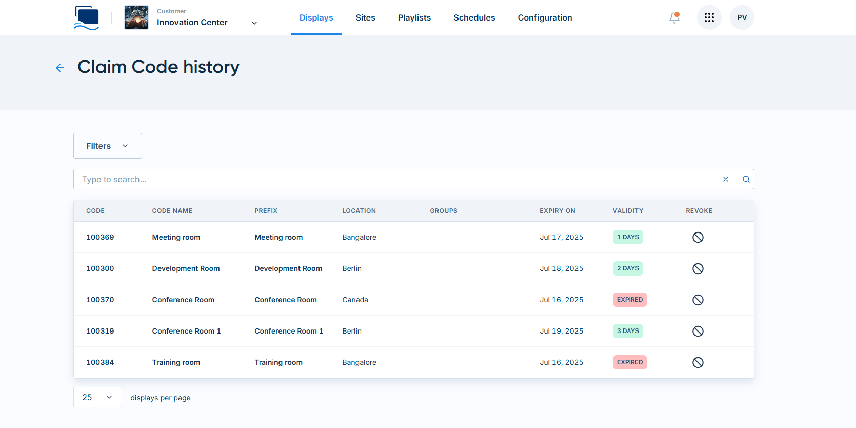 Claim codes history in Wave